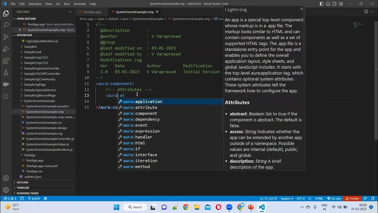 Video7 System & Component Events in Salesforce Lightning | Handling Events Effectively - YouTube