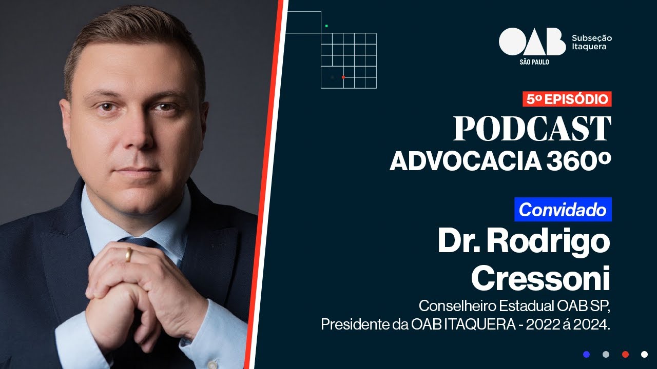 PODCAST ADVOCACIA 360º - DR. RODRIGO CRESSONI - YouTube