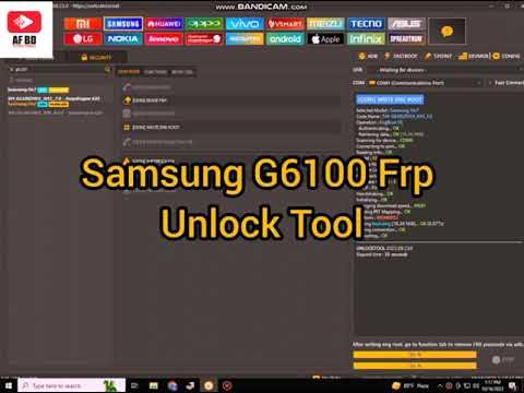 Samsung G6100 Frp unlock tool - YouTube