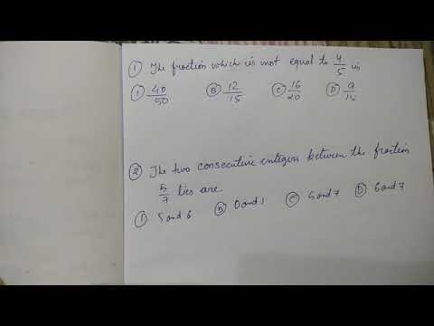 Fraction and decimal question class 5 - YouTube