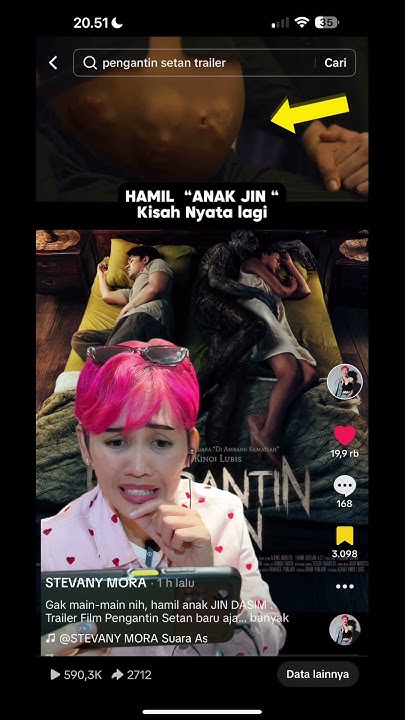 HAMIL ANAK JIN DASSIM , FILM PENGANTIN SETAN NGERI COOK #PengantinSetan #JinDasim - YouTube