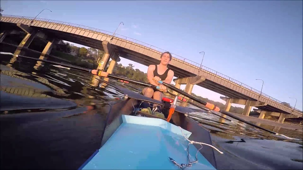 Men's Elite Double Training - UNSW Rowing CLUB - YouTube