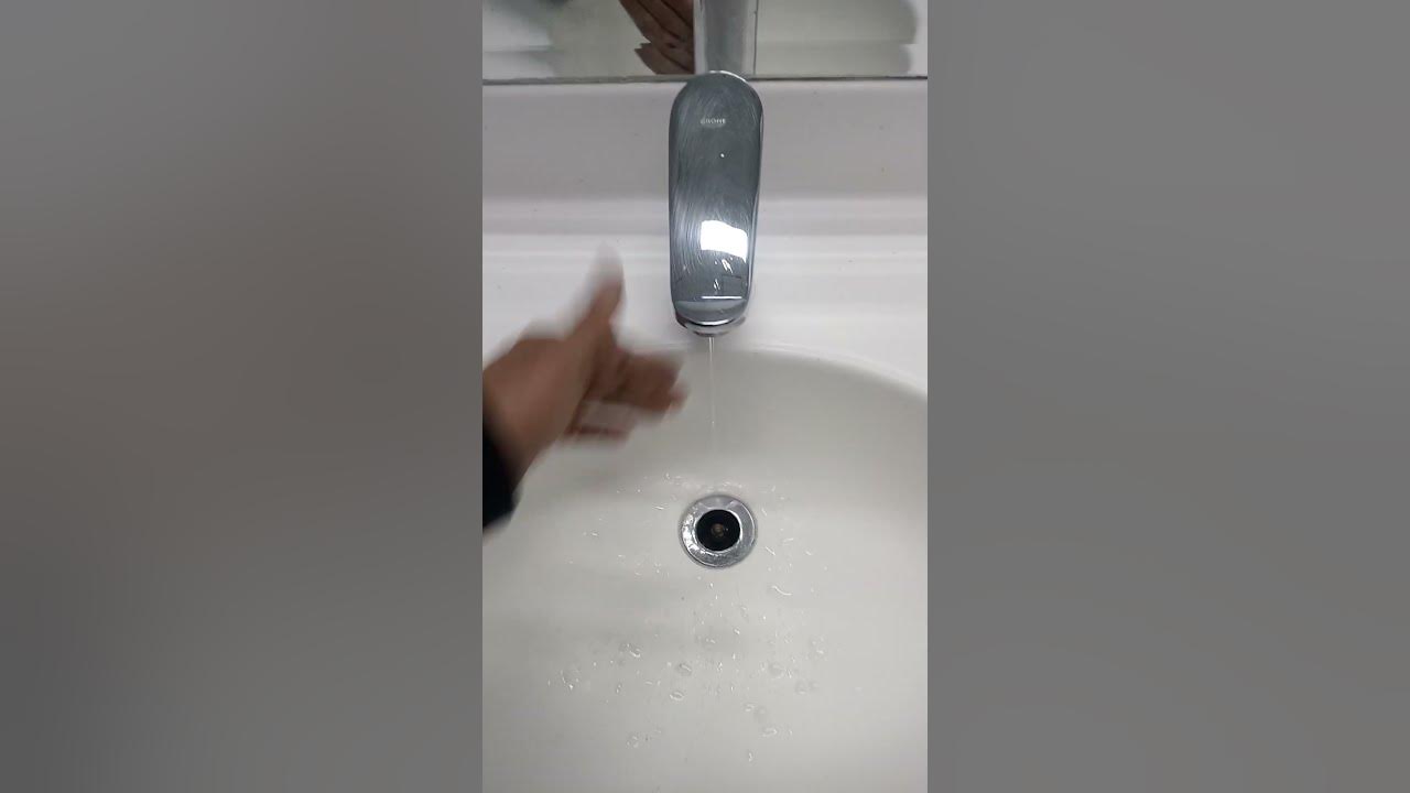 Water tap sensor not working - YouTube