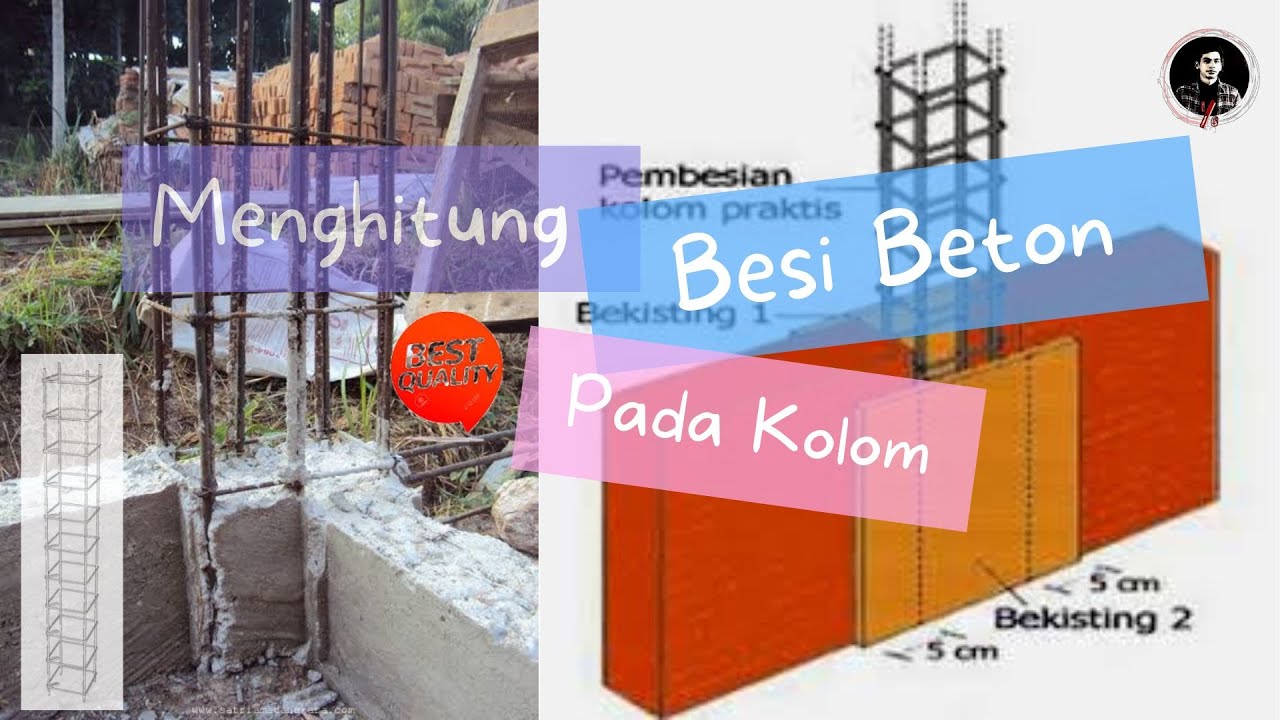 Besi Beton - Menghitung Kebutuhan Besi Beton Pada Kolom - YouTube