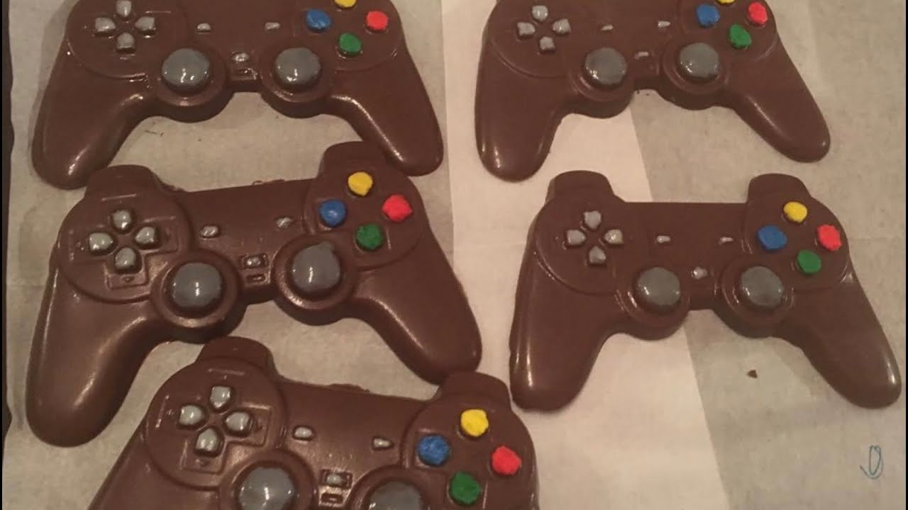 Chocolate covered PlayStation controller, strawberries and Rice ...