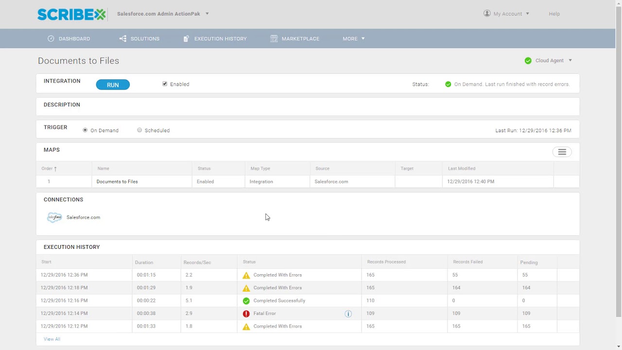 How to Move Salesforce Docs to Files using TIBCO Scribe - YouTube