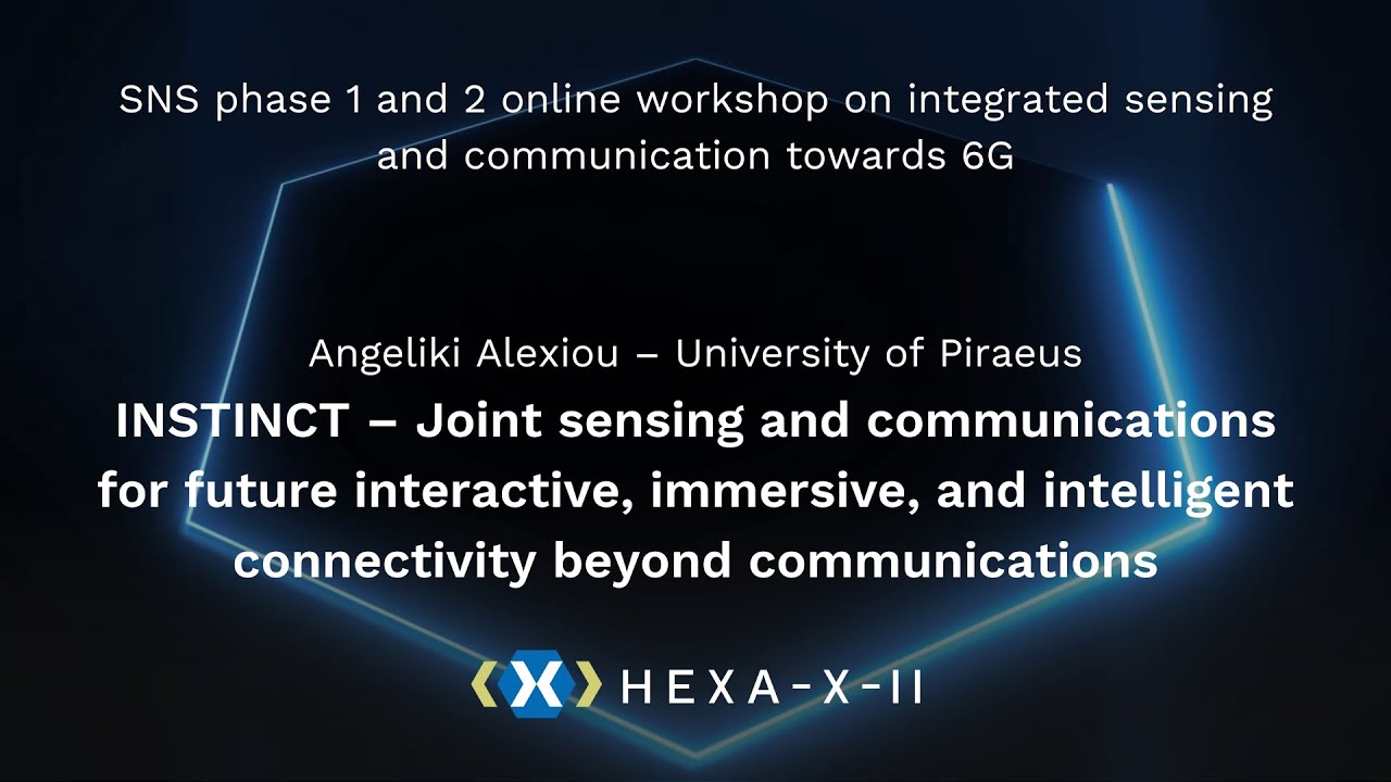 INSTINCT – Joint sensing and communications for future... – Angeliki ...
