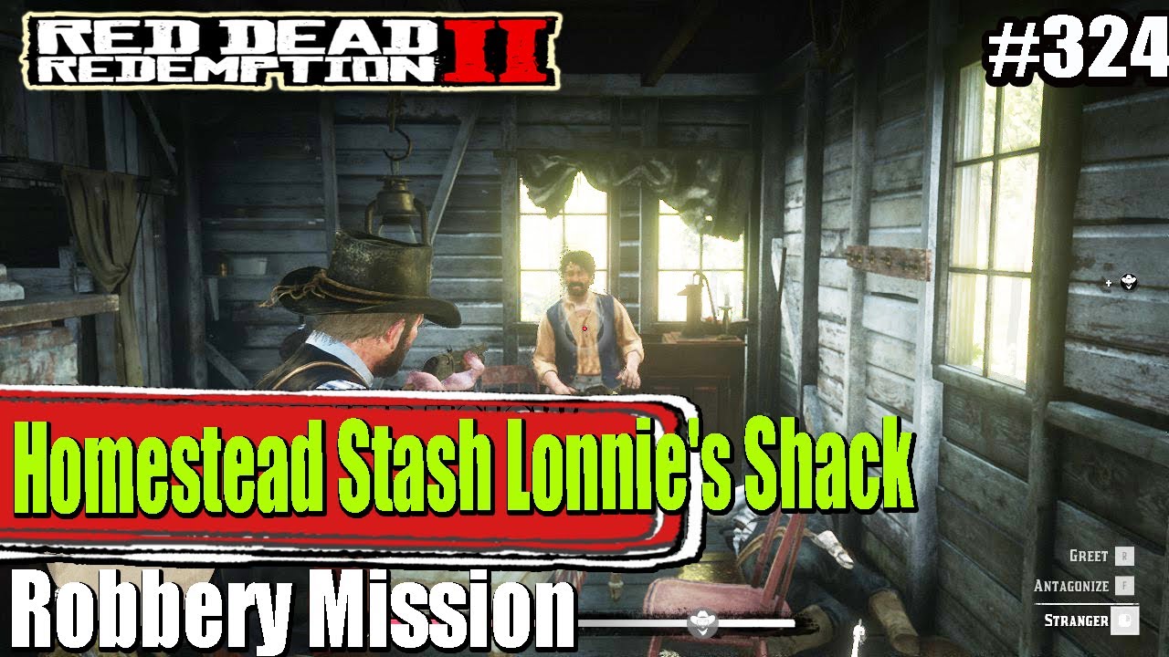 Misi Rdr2 Homestead Stash Lonnie's Shack | Persembunyian Para Penjahat ...