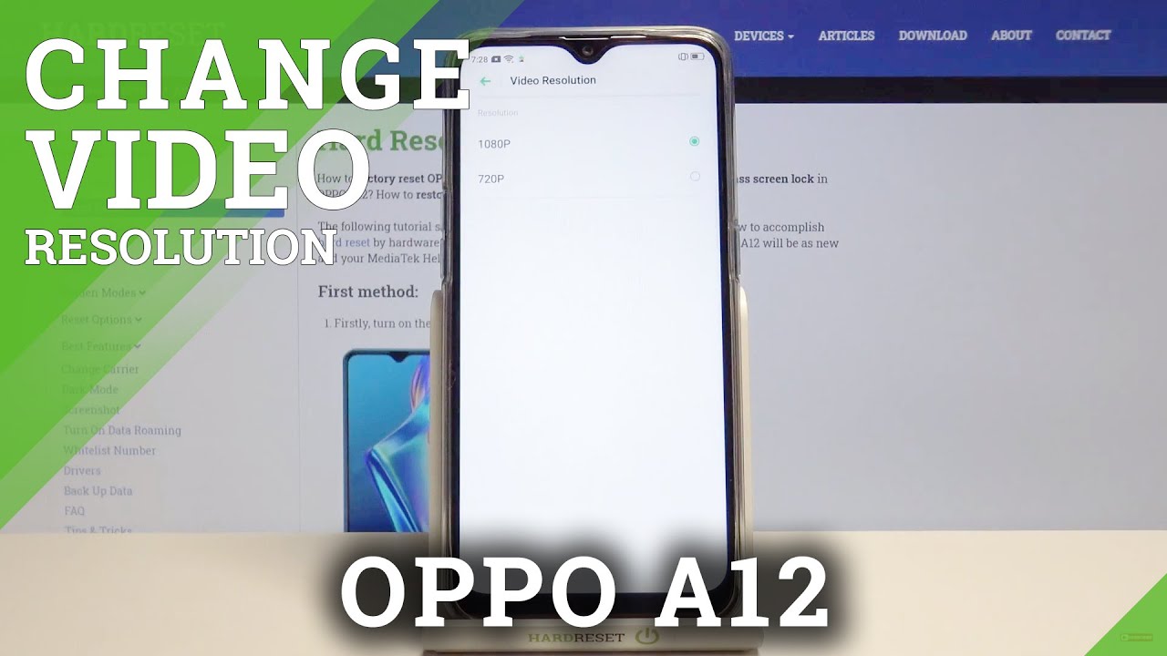 How to Change Video Resolution in OPPO A12 – Change Recording Quality ...