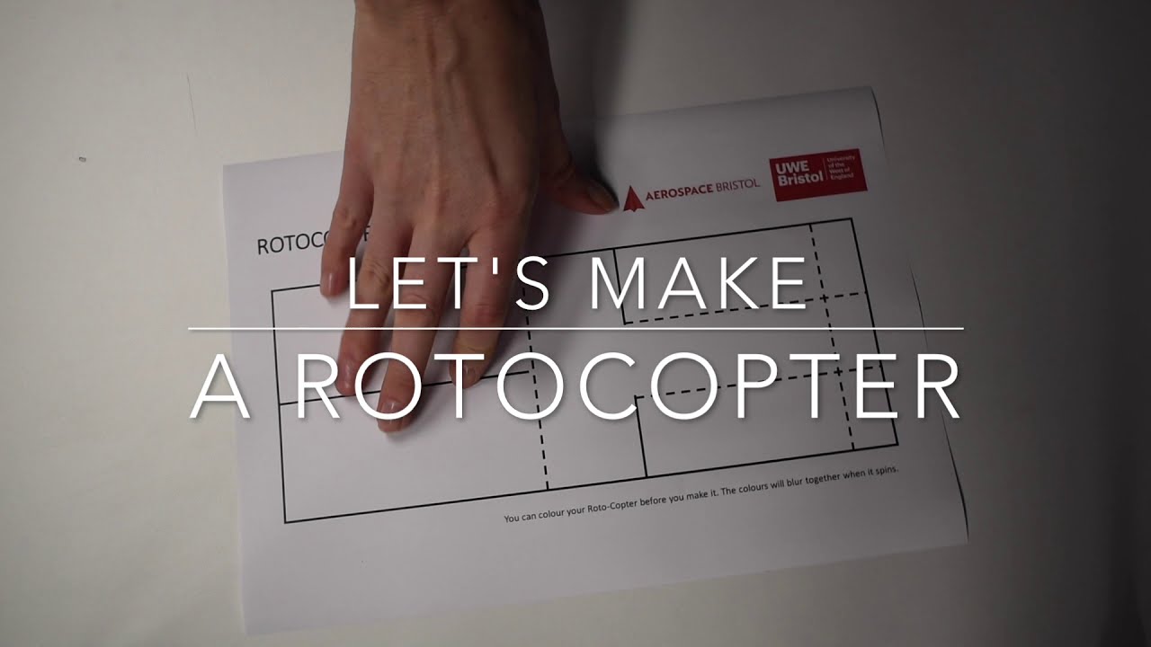 Fun Science: Make a Rotocopter! - YouTube
