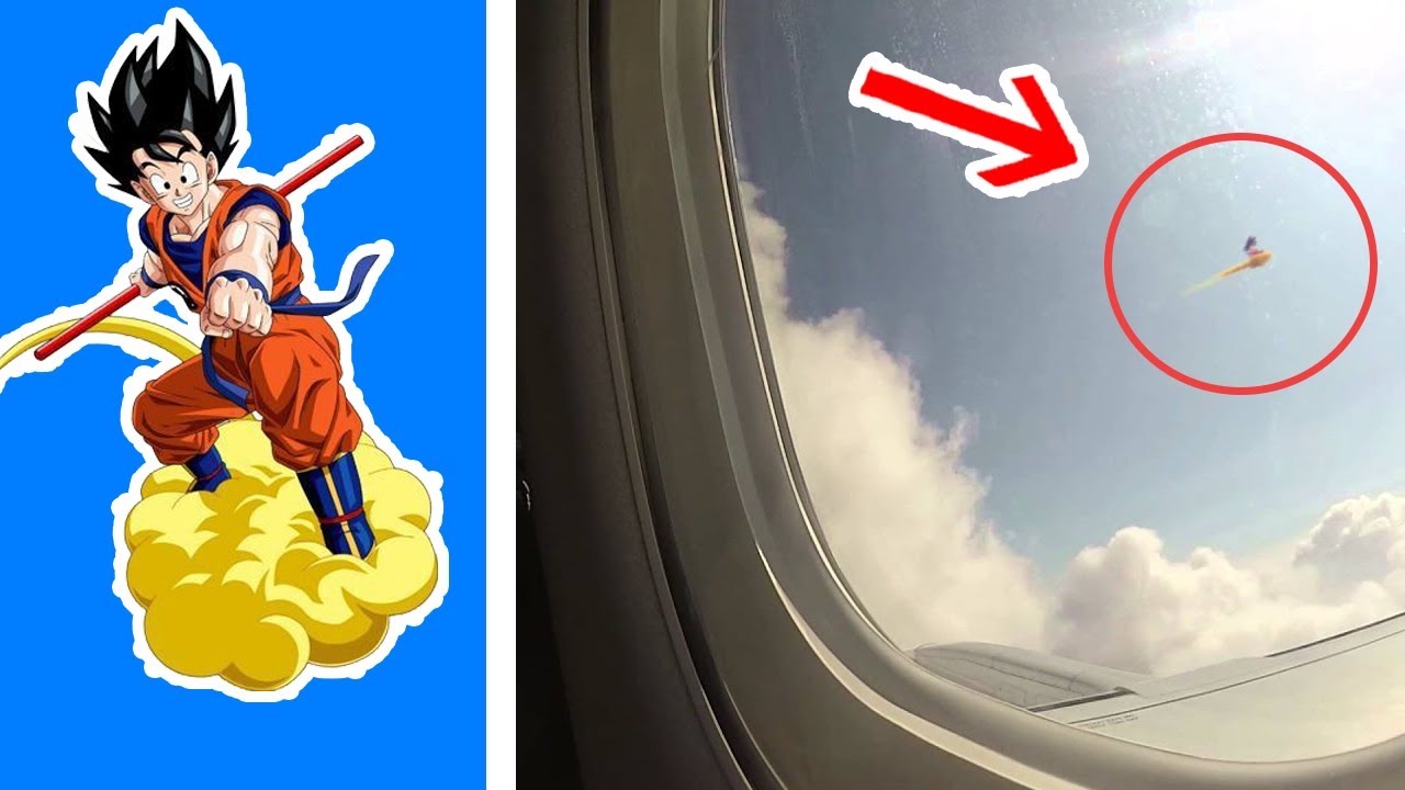 8 SON GOKU Reales Captados en CÁMARA y Vistos en la Vida Real - YouTube