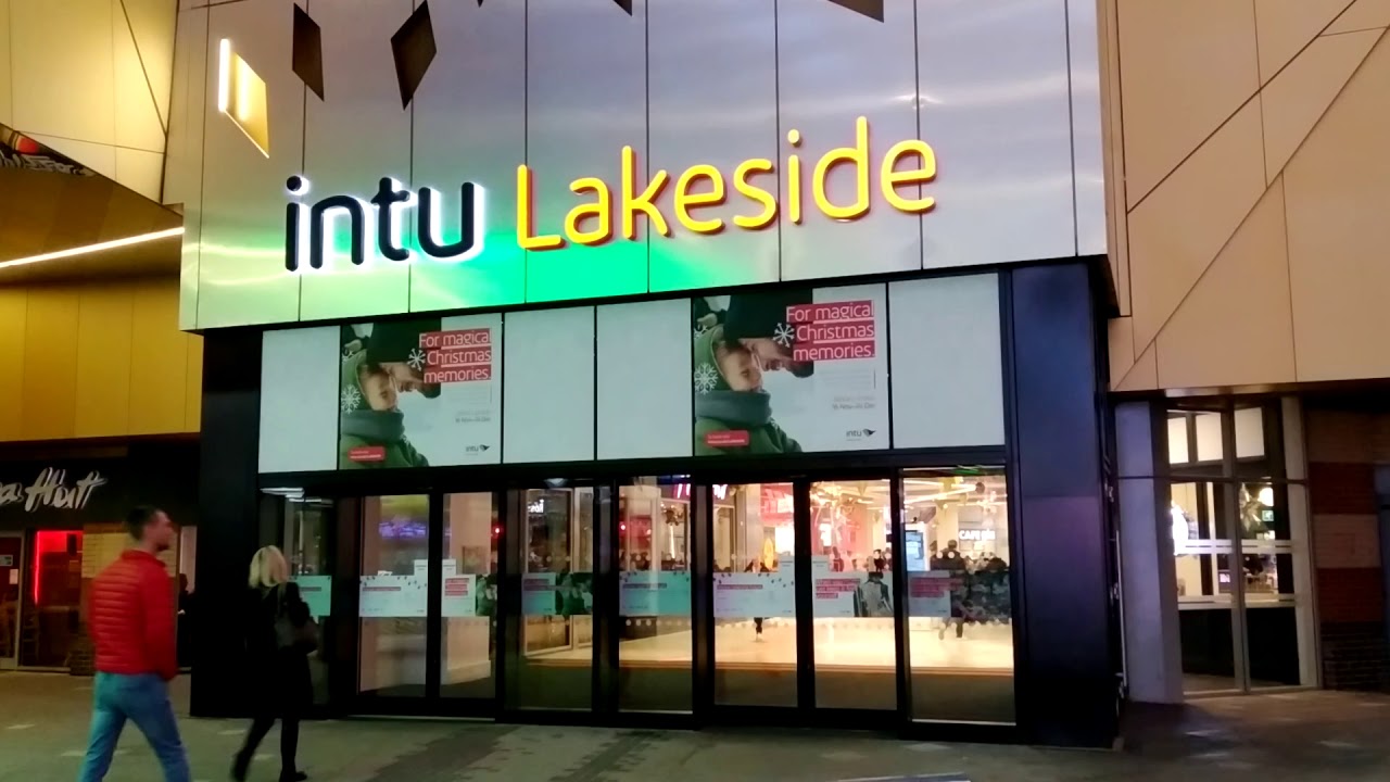 Outside view lakeside mall london - YouTube