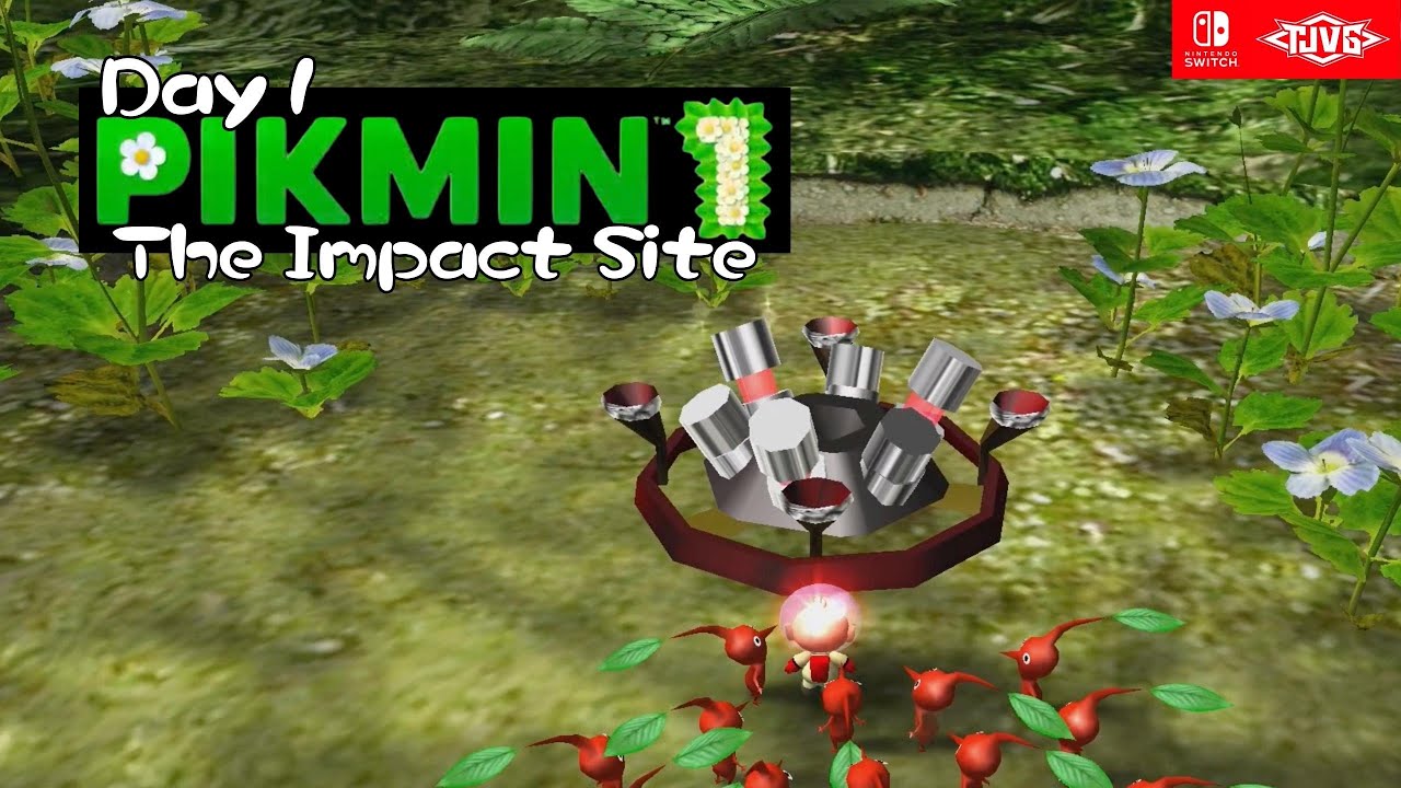 Day 1 - The Impact Site | Pikmin 1 (Switch) - YouTube