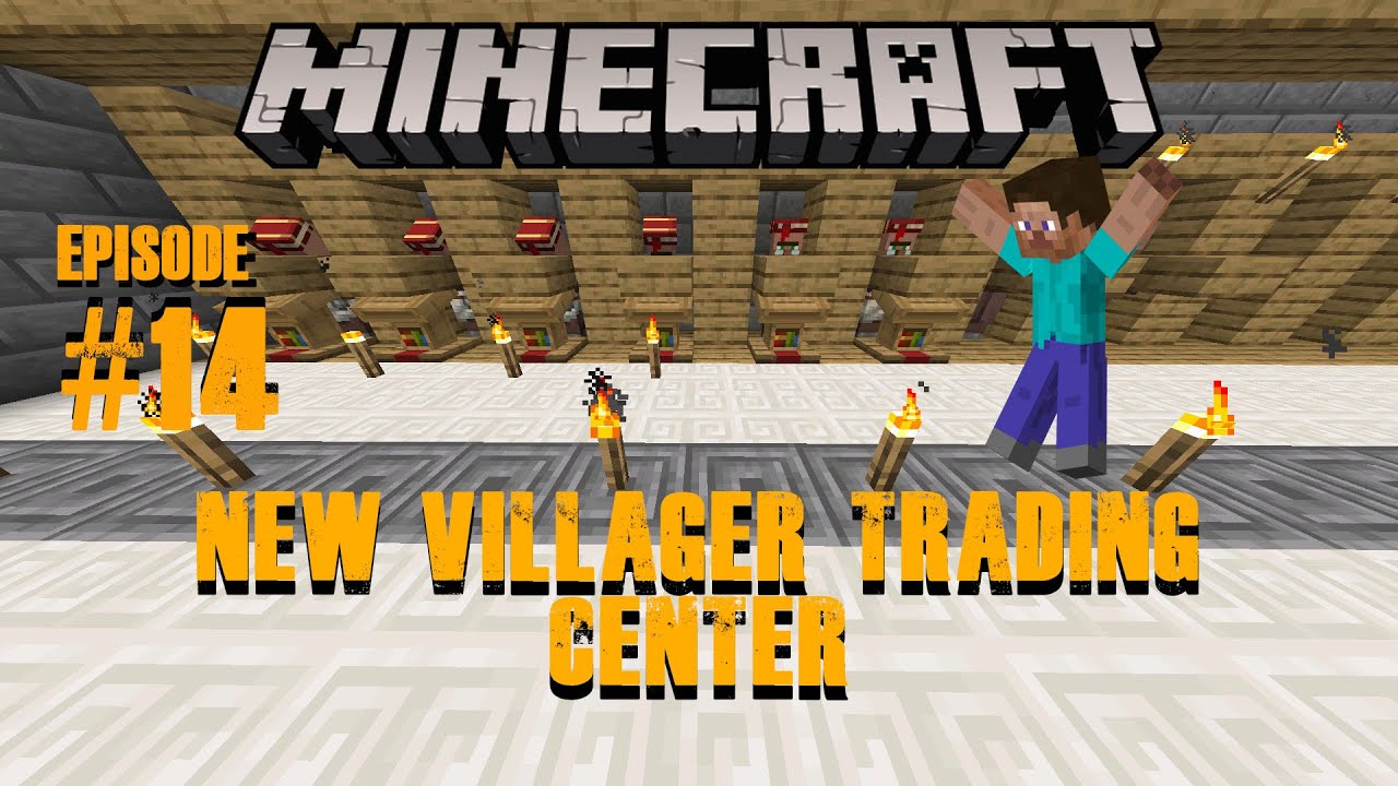Minecraft Survival Guide #14 Villager Trading Center!! - YouTube