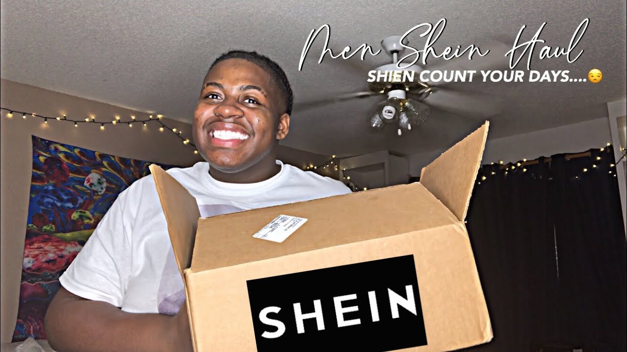 SHEIN MEN HAUL CLOTHING TRY- ON HAUL! is it worth it? *honest review ...