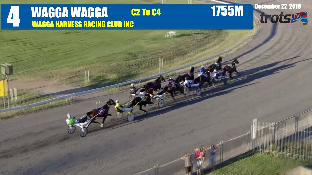 WAGGA - 22/12/2018 - Race 4 - WAGGA HARNESS RACING CLUB INC - YouTube