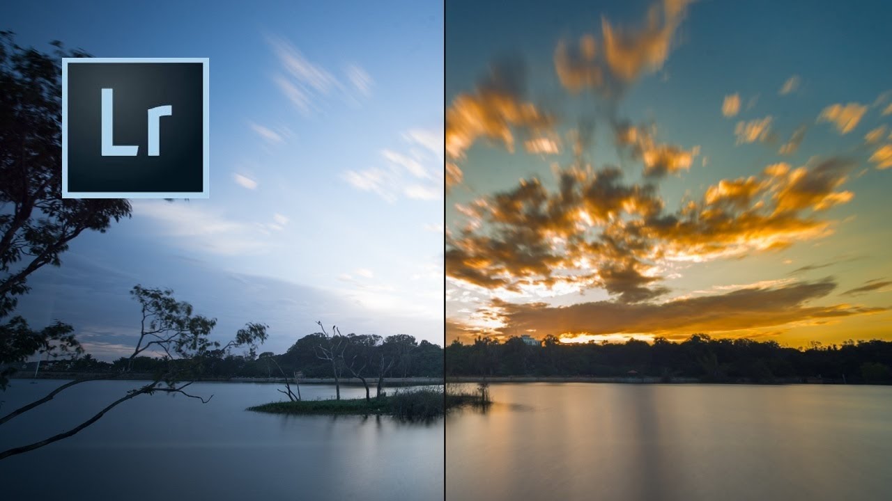 Make Skies Dramatic in seconds using Lightroom - Tip 2 - YouTube