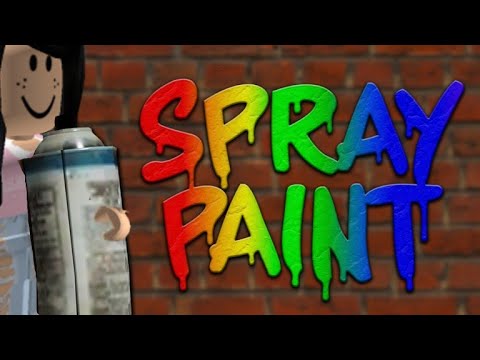 Things I found/drew in spray paint! (Roblox) - YouTube