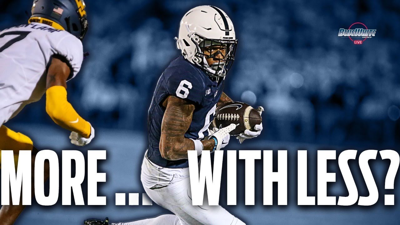 Can the Penn State offense get BETTER results with LESS talent at wide ...