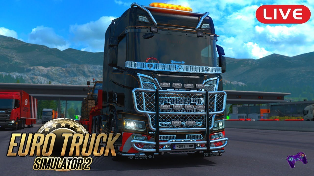 ETS2 Live Stream : Come hang whilst we say hello to a new cab mate ...