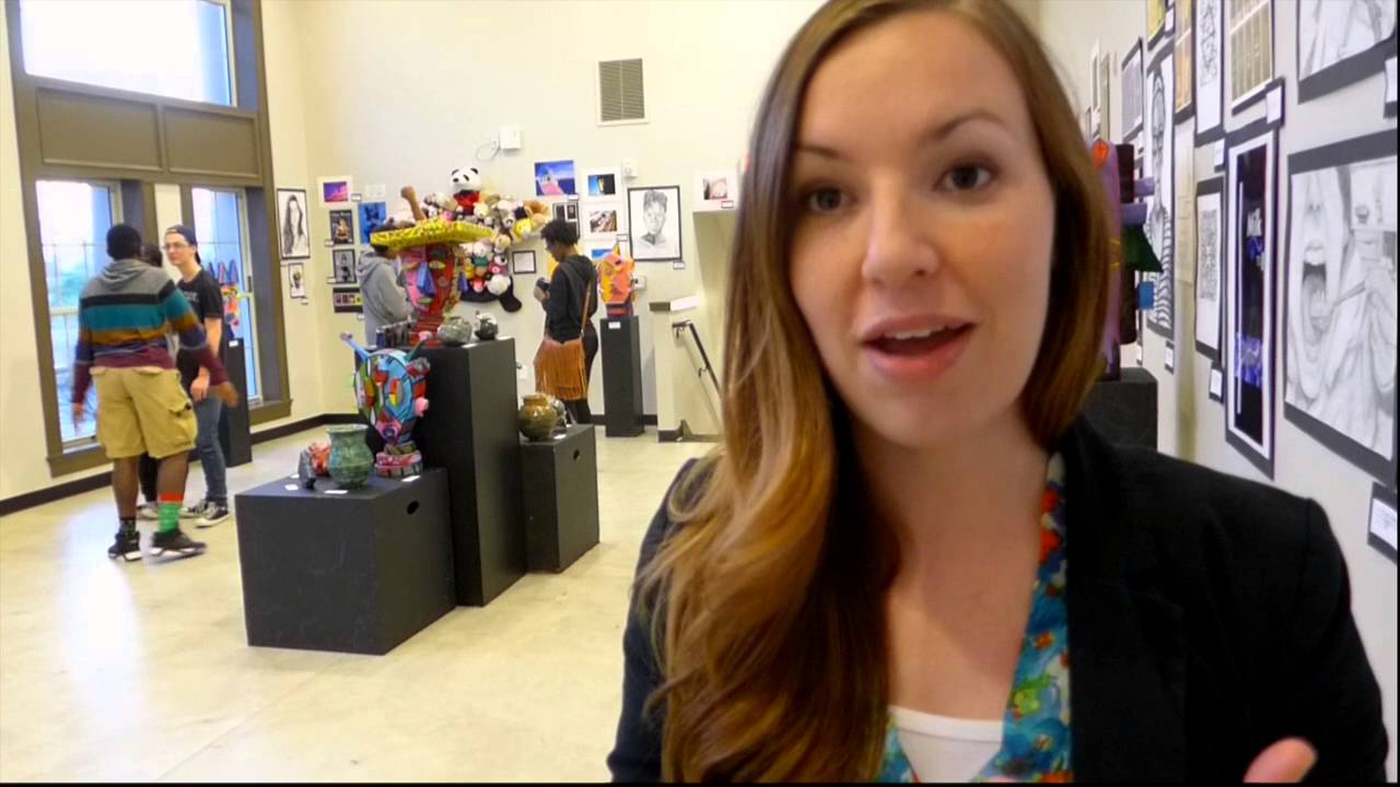 Megan Clayton - GCAA Visual Arts Spring Show - YouTube