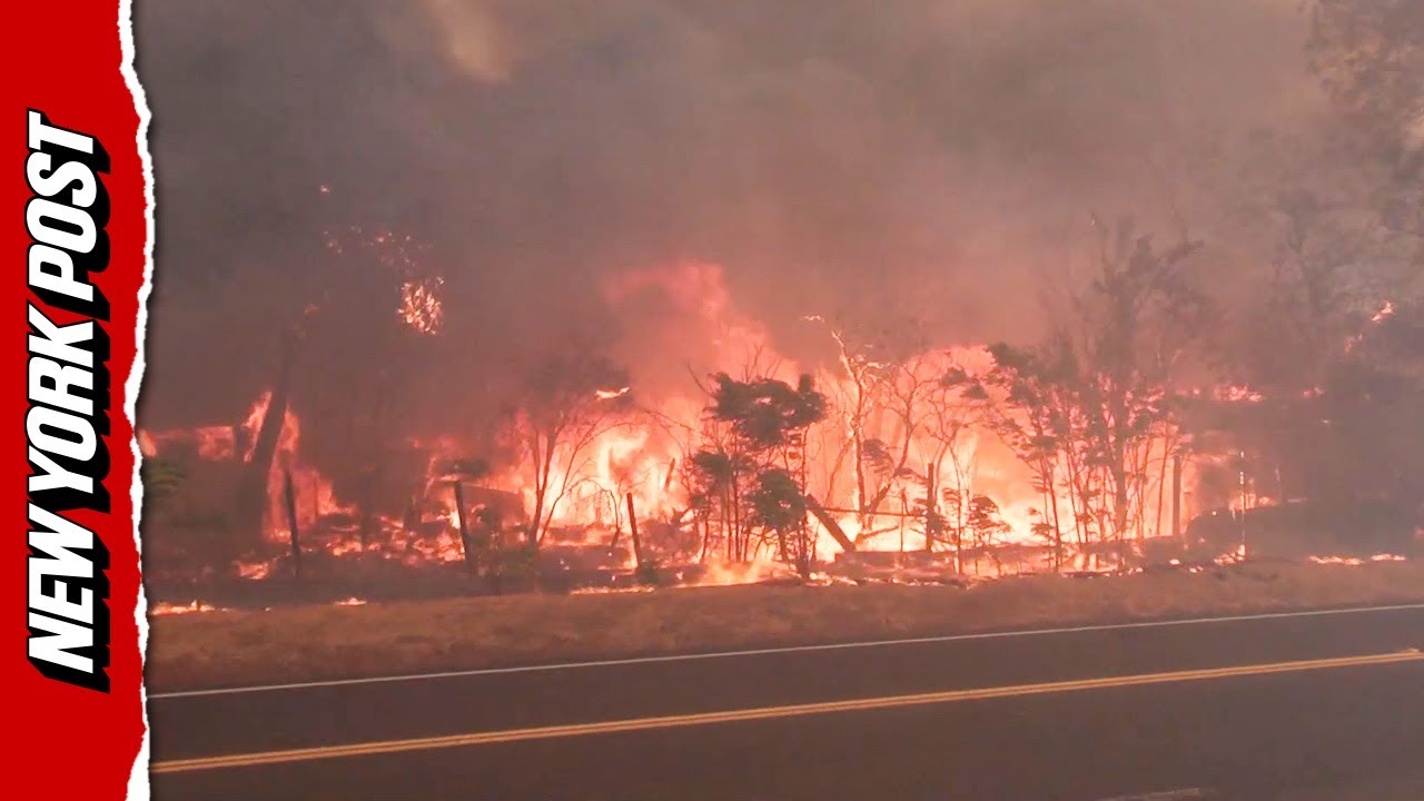 Massive Wildfire Devastates Historic California Mining Town - YouTube