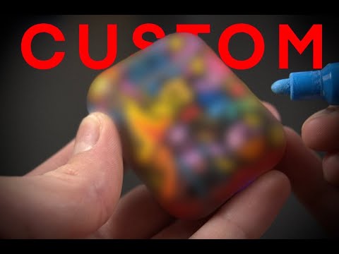 My First Custom AIRPODS With POSCA Markers!! (Satisfying) - YouTube
