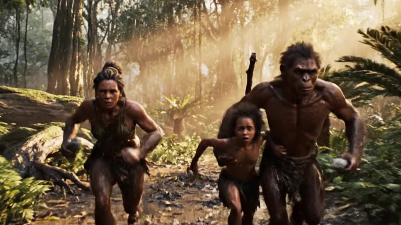 Early Humans | Fleeing Silent Predators Hidden in Forest Roots - YouTube