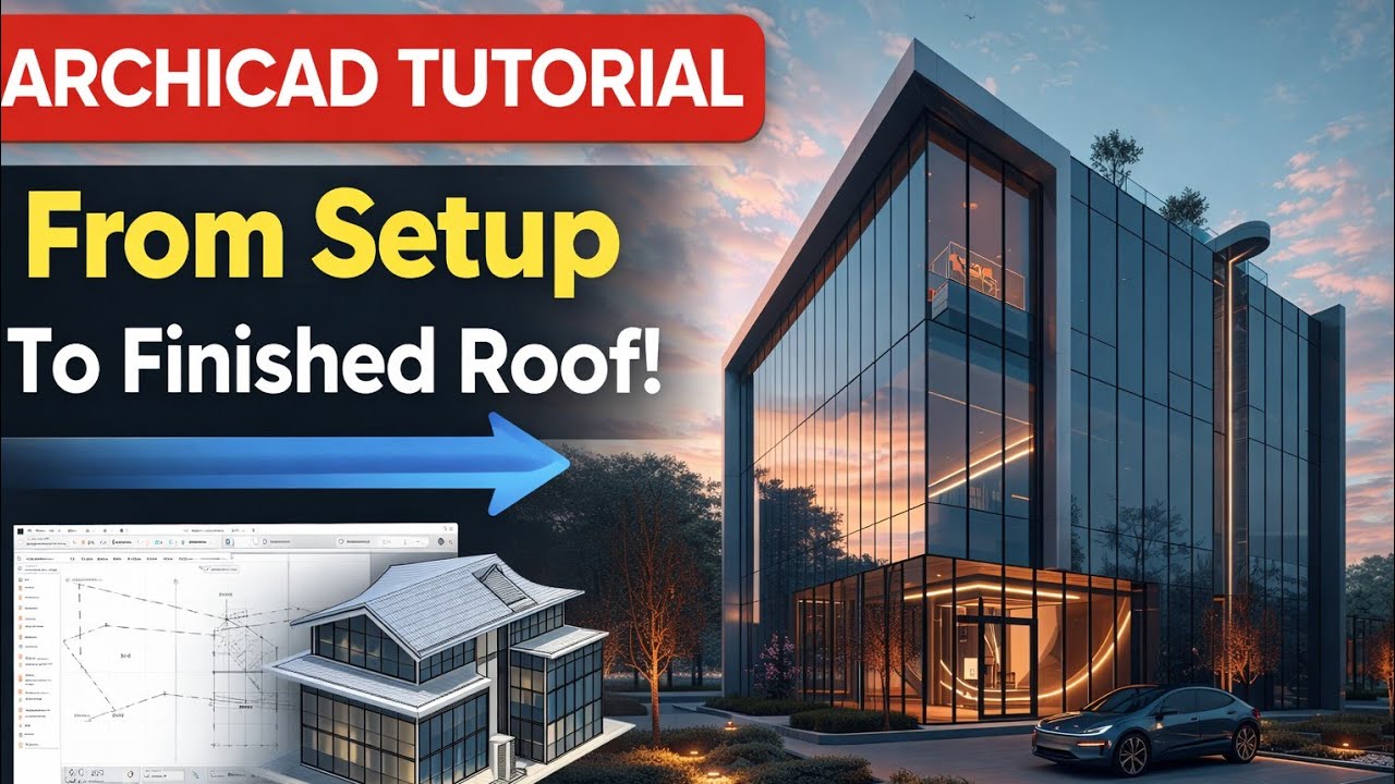 How to Design a Complete Building in Archicad | From Empty Screen to ...