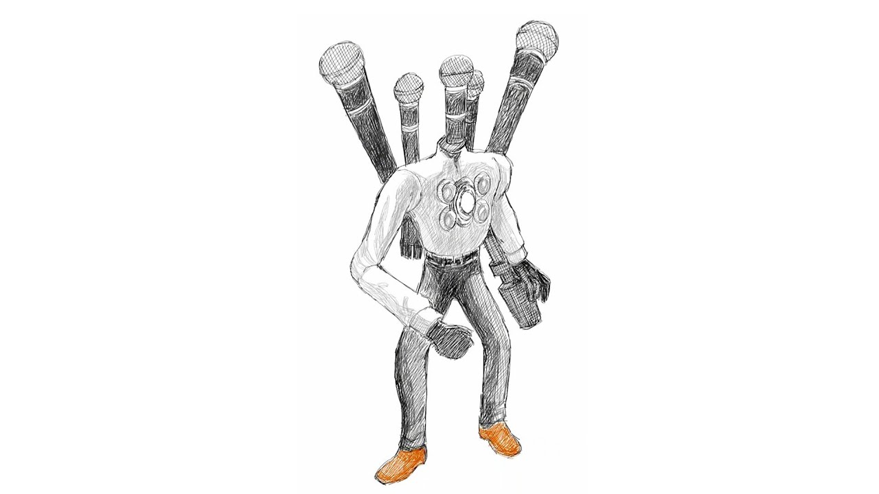 Titan microphone man in gmod วาดไททันไมค์โครโฟนแมน - YouTube