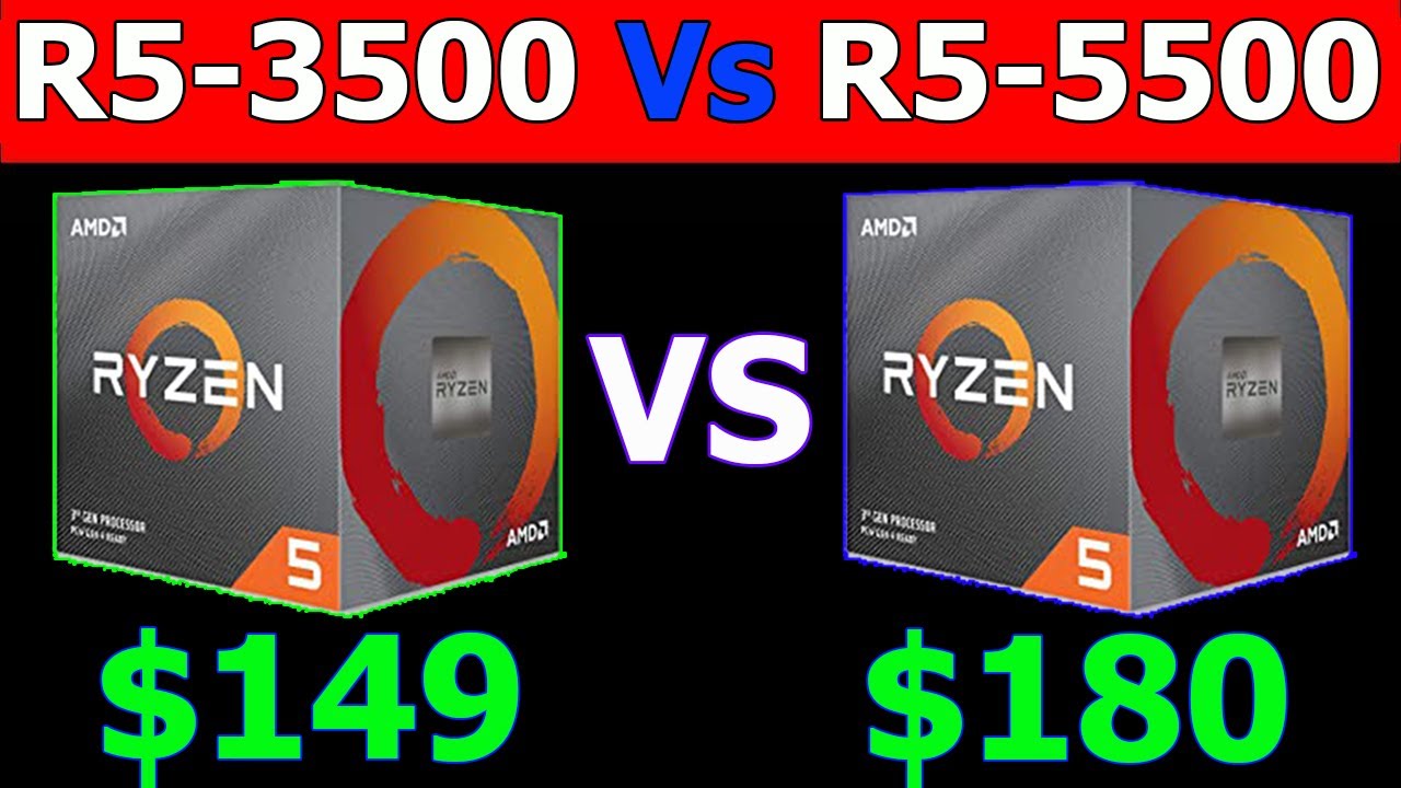 Ryzen 5 5500x Vs Ryzen 5 3500 4K High Setting Gaming Benchmarks Ryzen 5 5500x Vs Ryzen 5 3500 4K High Setting Gaming Benchmarks