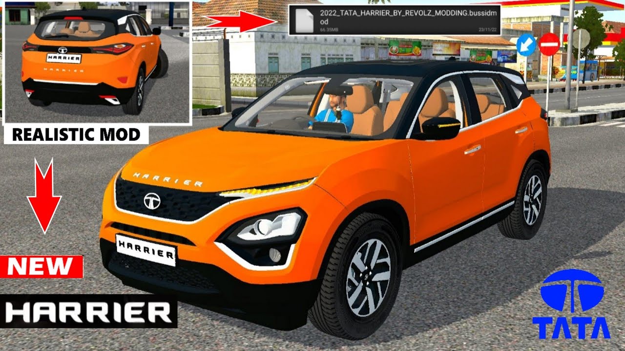 Tata Harrier Car Mod For Bus Simulator Indonesia | Car Mod | #bussid ...