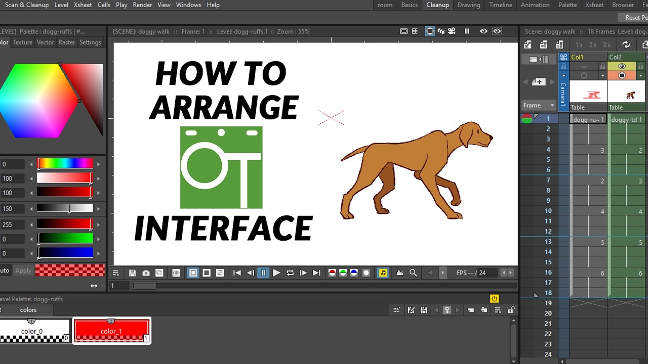 How to arrange OpenToonz interface ('cus people are being rude) - YouTube