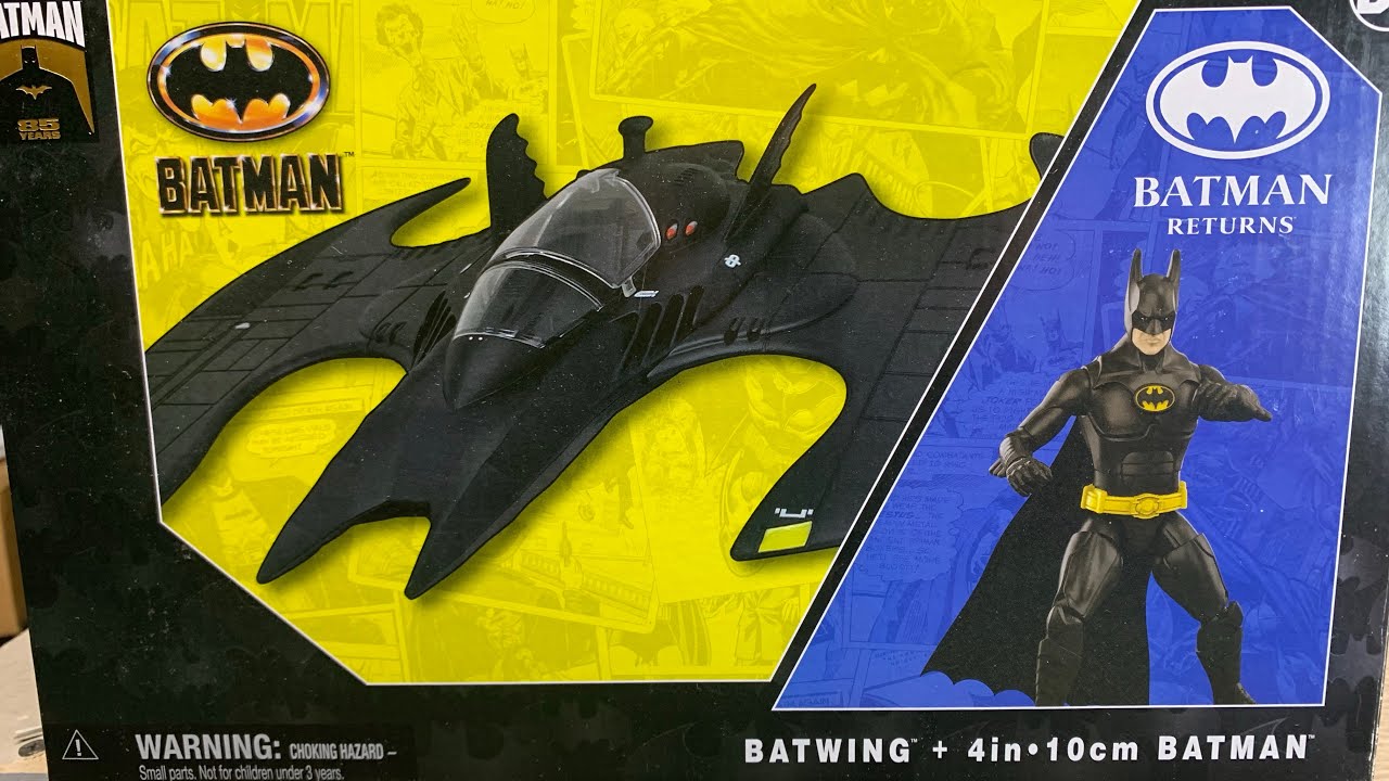 Unboxing & Review of Spin Masters Batwing with Batman Returns - YouTube