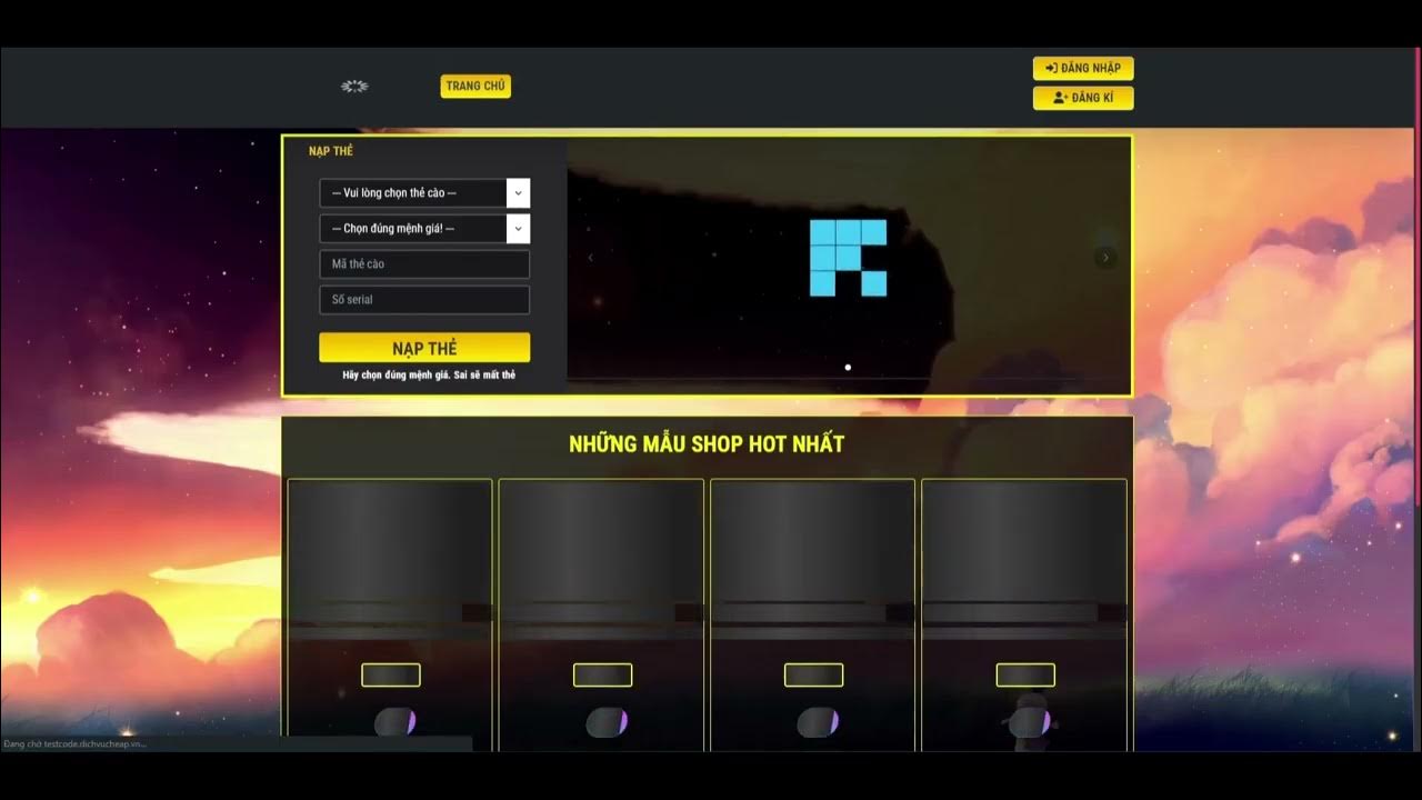 Share Code Tạo Shop Game Reactjs Tự Động Giống Taoshopsieure Share Code Youtube