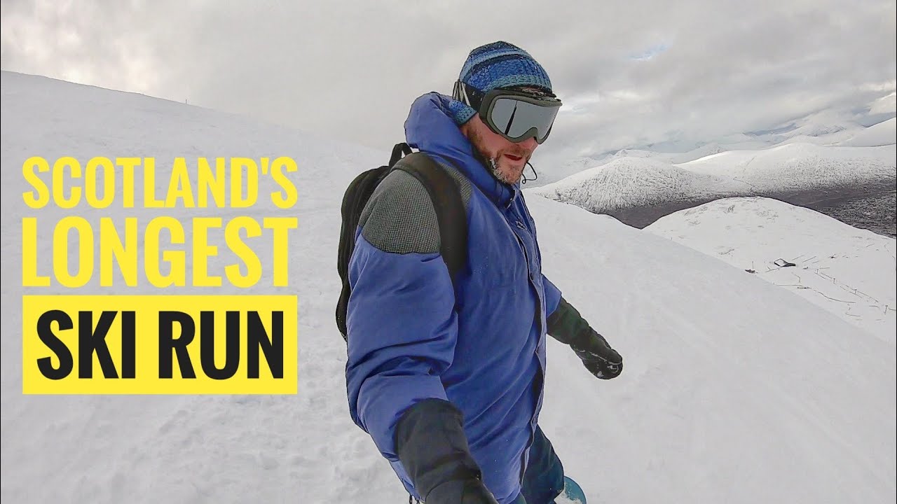 Scottish skiing / snowboarding - 700m vertical descent at Glencoe ...