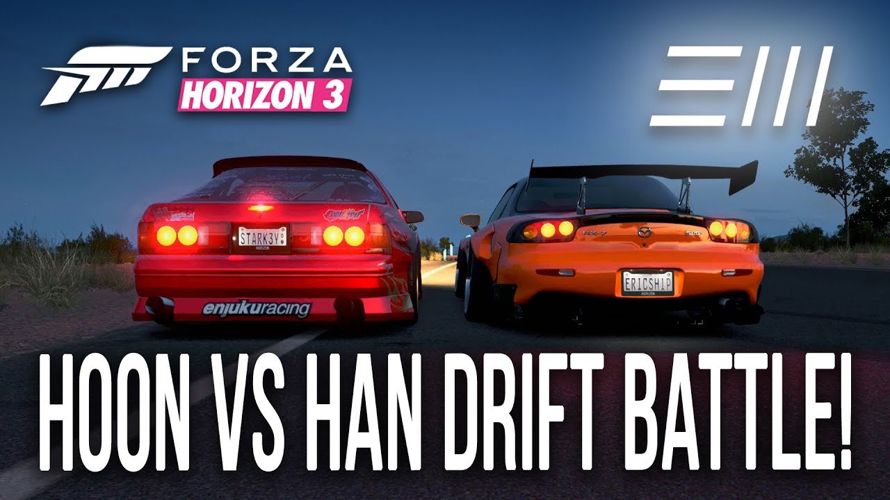 Forza Horizon 3 - HOONigan vs HAN's RX7!!! - DRIFT BATTLE [Hoonigan Car ...