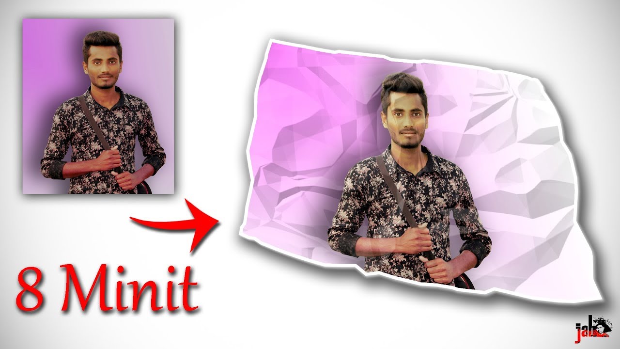 Photoshop cc tutorial | how to make paper effect | Crumpled Paper ...