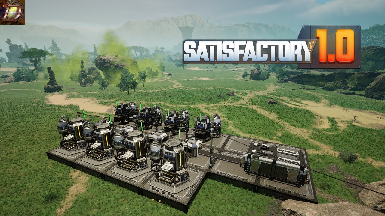 Hub and Tier One Grassy Fields | Satisfactory 1.0 Ep1 - YouTube