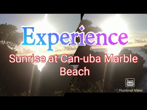 Experience the sunrise at Can-uba Marble Beach, Jagna, Bohol. One of ...