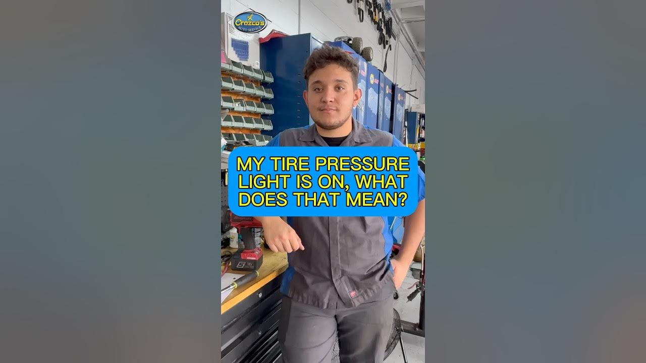My tire pressure light is on, what does that mean? - YouTube