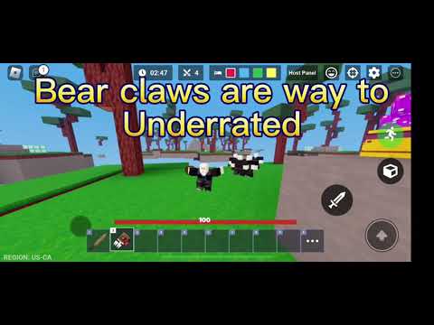 Bear claws are officially the BEST item in Roblox bedwars - YouTube