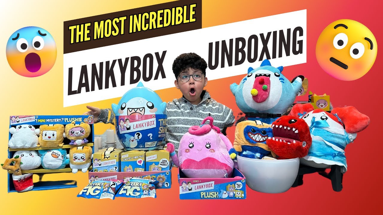 LANKYBOX EPIC UNBOXING #4 GIANT THICC SHARK MYSTERY EGG REVERSIBLE ...