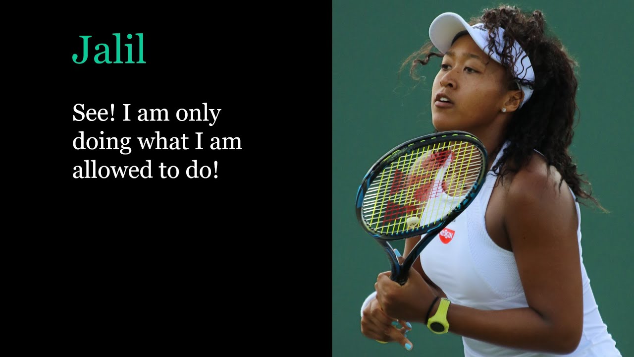 TF TG Caption: An Unusual Tennis Match - YouTube