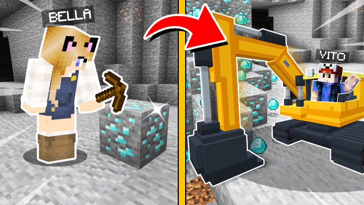 MINECRAFT - NOWY SPOSÓB NA SZYBKIE WYDOBYWANIE DIAMENTÓW?! | Vito i ...