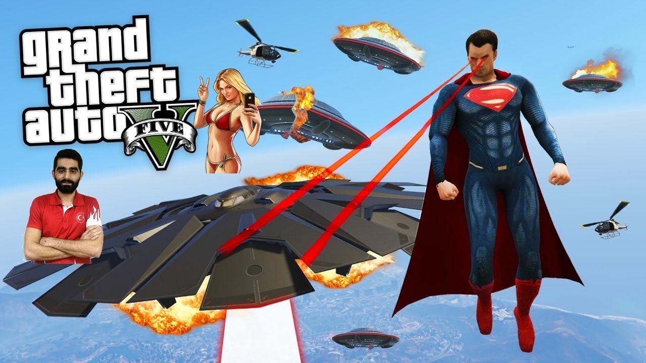 GTA 5 PC Mods - SUPERMAN MOD w/ SUPER MAN POWERS! GTA 5 Superman Mod ...