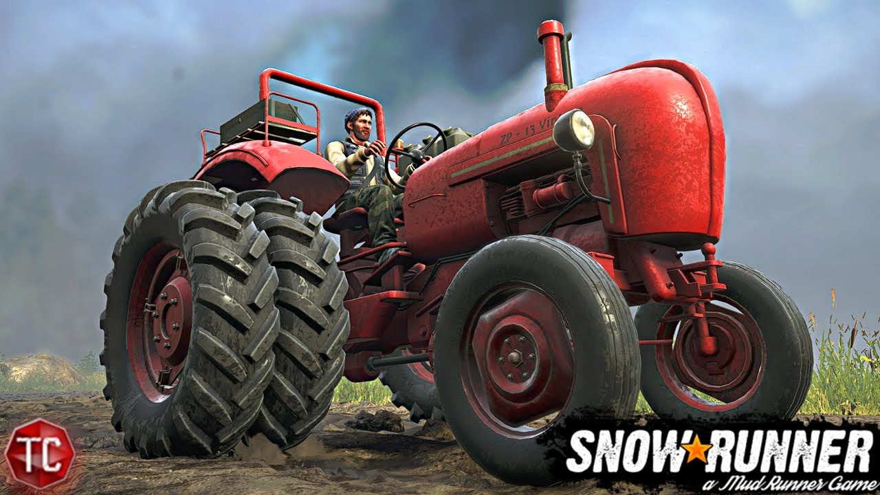 SnowRunner: NEW Vintage Tractor is INSANELY POWERFUL! (Console Friendly ...
