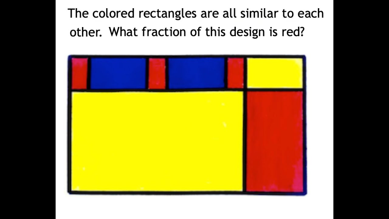 Similar Rectangles - Another Geometry Puzzle by Catriona Shearer - YouTube