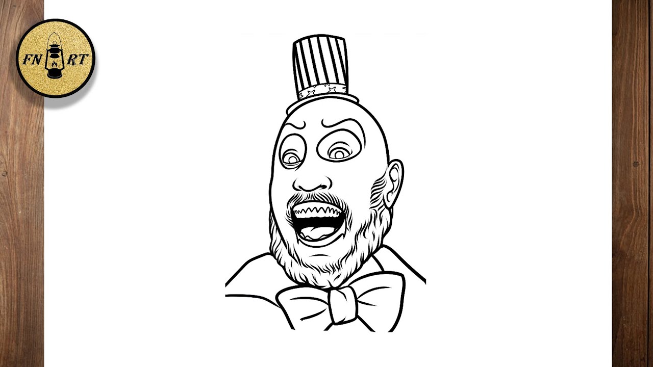 How to draw captain spaulding - YouTube