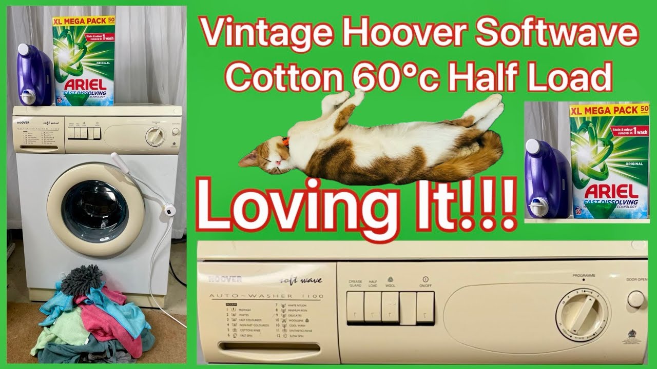 Vintage Hoover Softwave 60°c Half Load & Loving it 🥰 @servisslimline ...